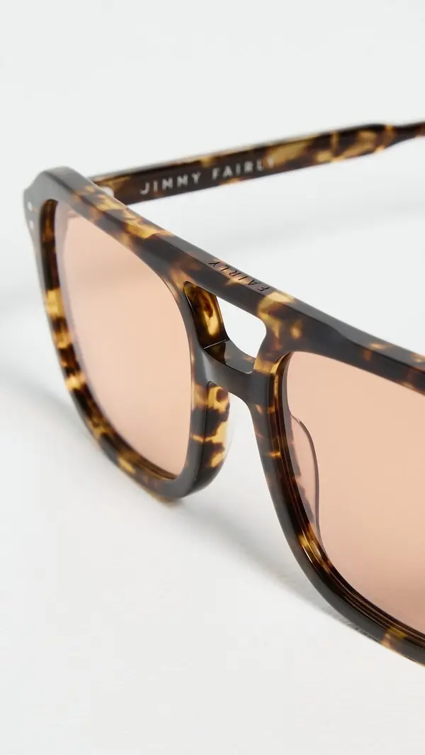 Jimmy Fairly Elma Sunglasses - Black Tortoiseshell | Editorialist